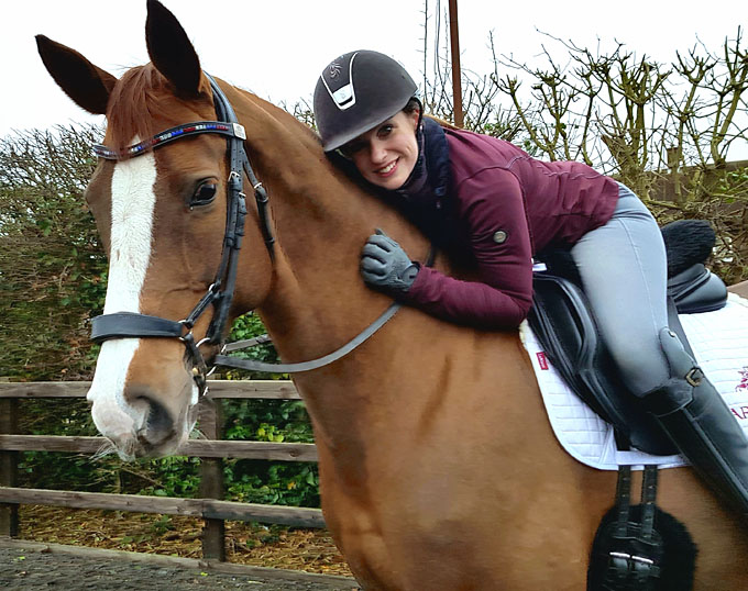 Paralympian Natasha Baker Gets Ride on Mount St. John's Diva Dannebrog