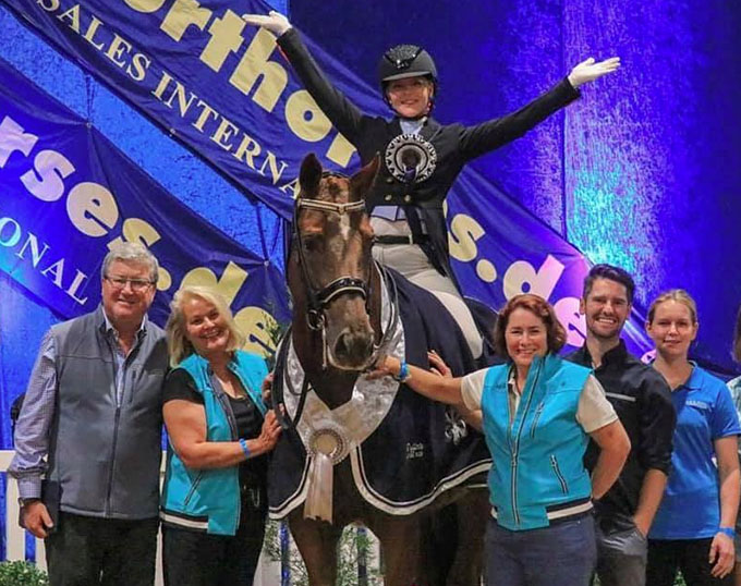 Katherine Farrell and Luxor Win 2019 CDI-W Werribee World Cup Qualifier