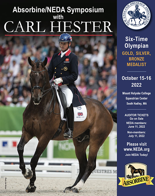 Olympic Gold Medalist Carl Hester to Headline 2022 Absorbine/NEDA ...