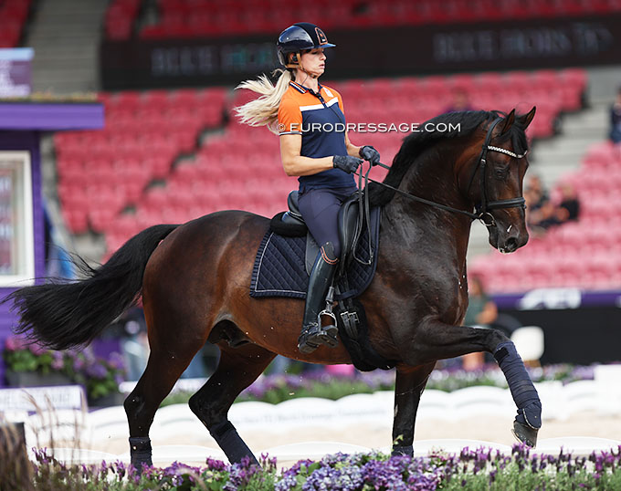 Dinja van Liere Brings Hermes and New Horse, Vita di Lusso, to 2022 CDI ...