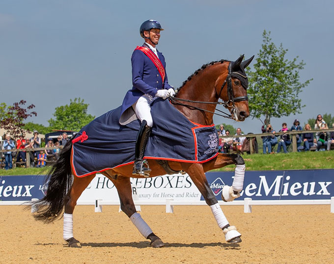 A Treble of Grand Prix Victories for Carl Hester at the 2023 CDI Hickstead